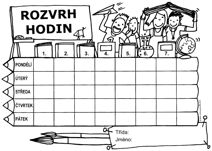 Svatava: Rozvrh hodin