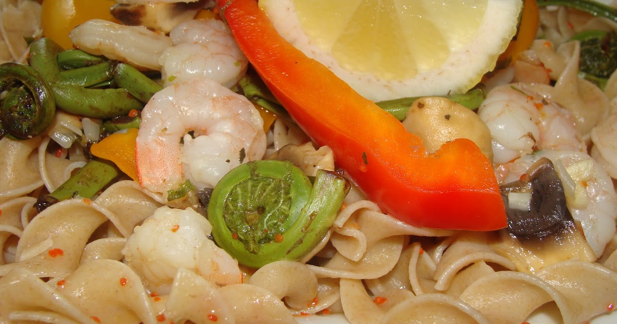 Lili popotte: Sauté de crevettes et légumes aux saveurs de homard