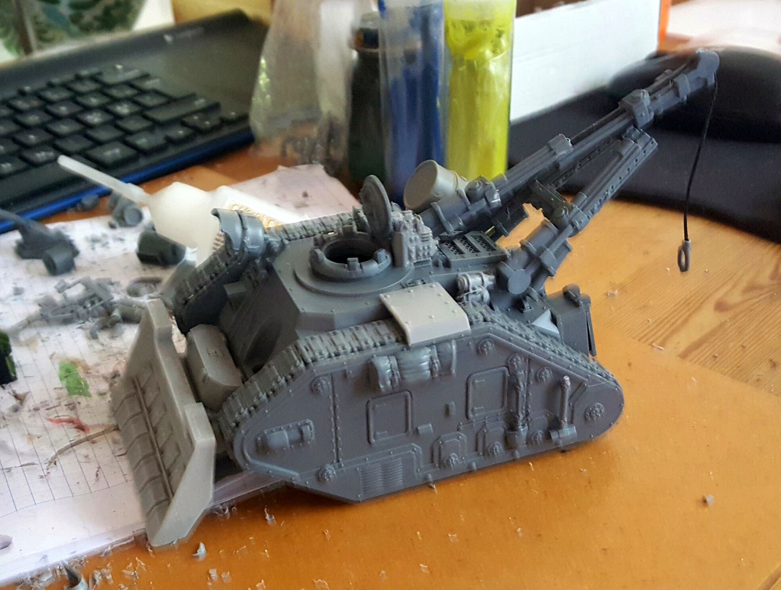 Kampfgruppe Engel: Wip - Atlas recovery vehicle, 40k