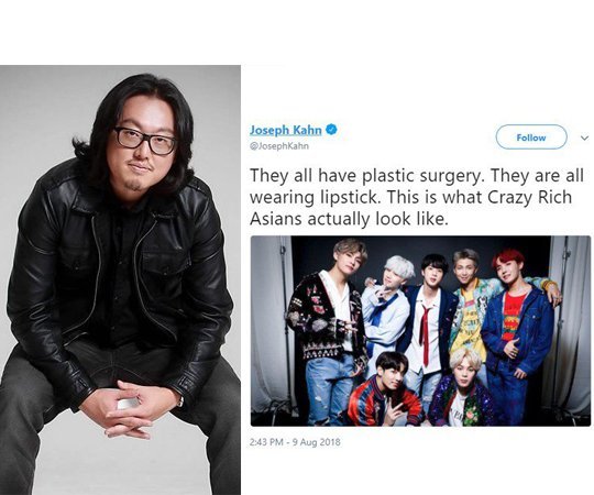 Korean-American director Joseph Khan claims BTS has all had plastic surgery