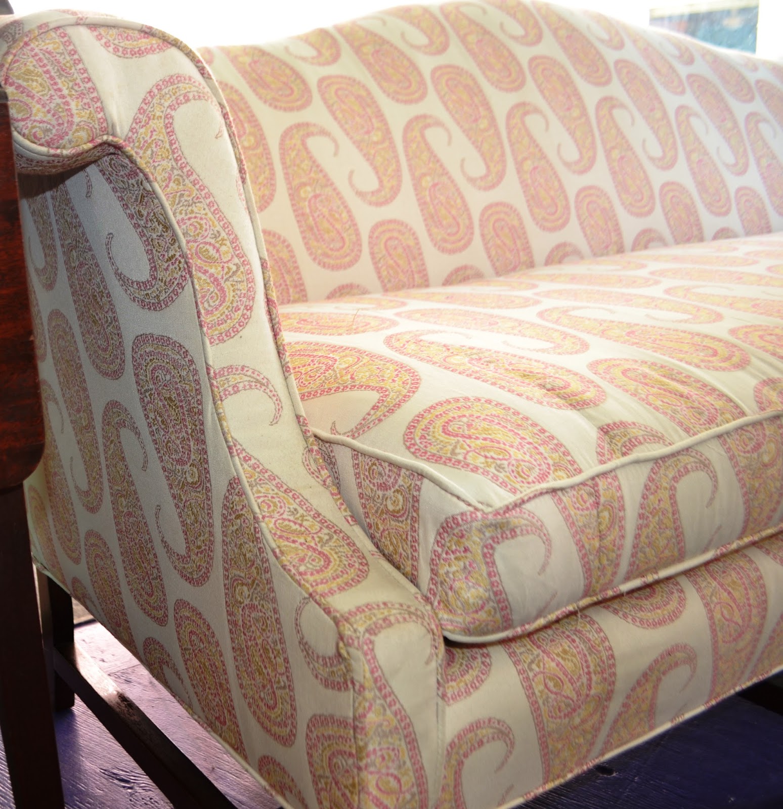 margaret mcelroy interior design: My Camel Back Duralee Paisley Sofa's ...