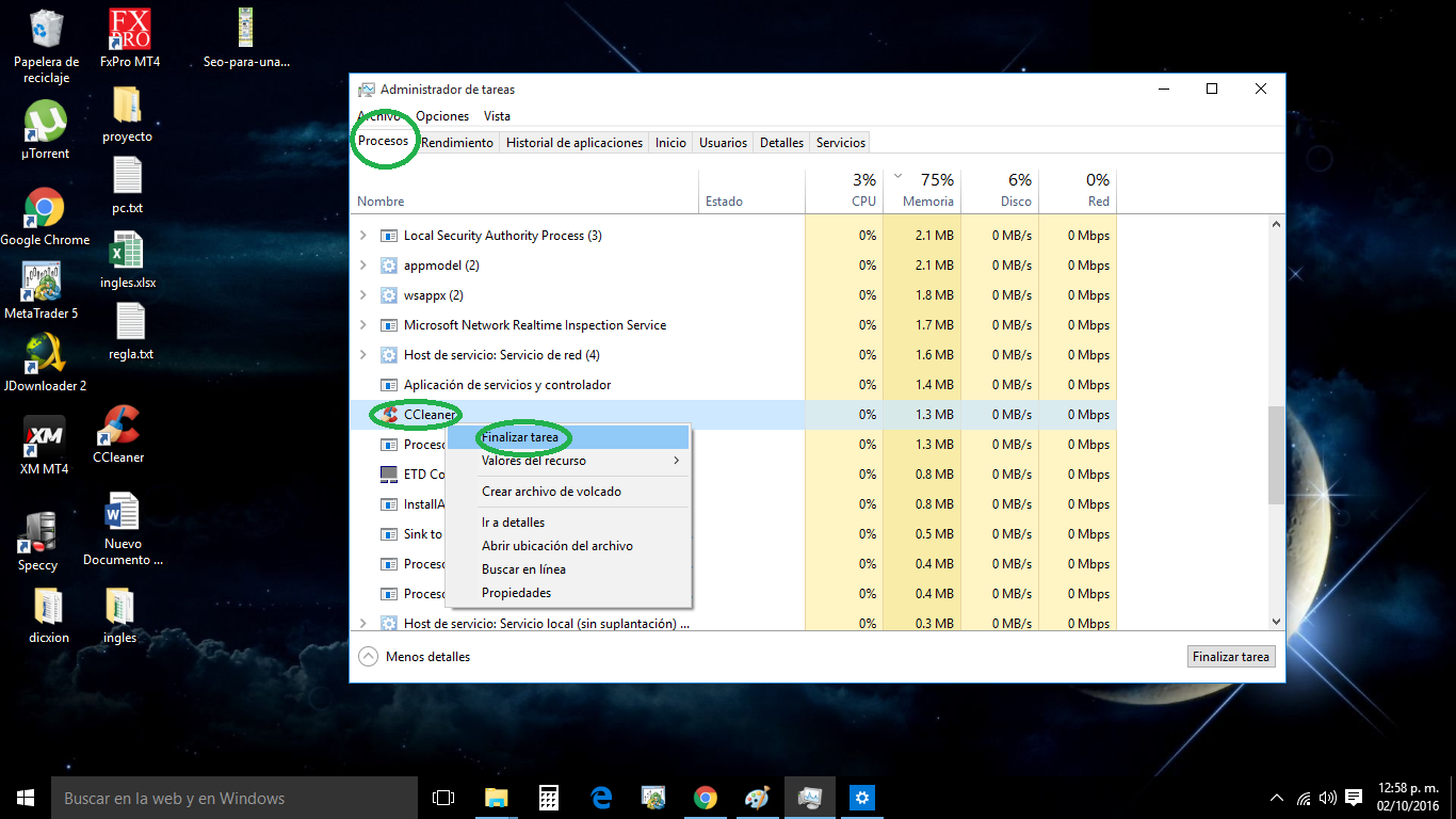 como cerrar aplicaciones en segundo plano windows 8 y 10 - tutoriales