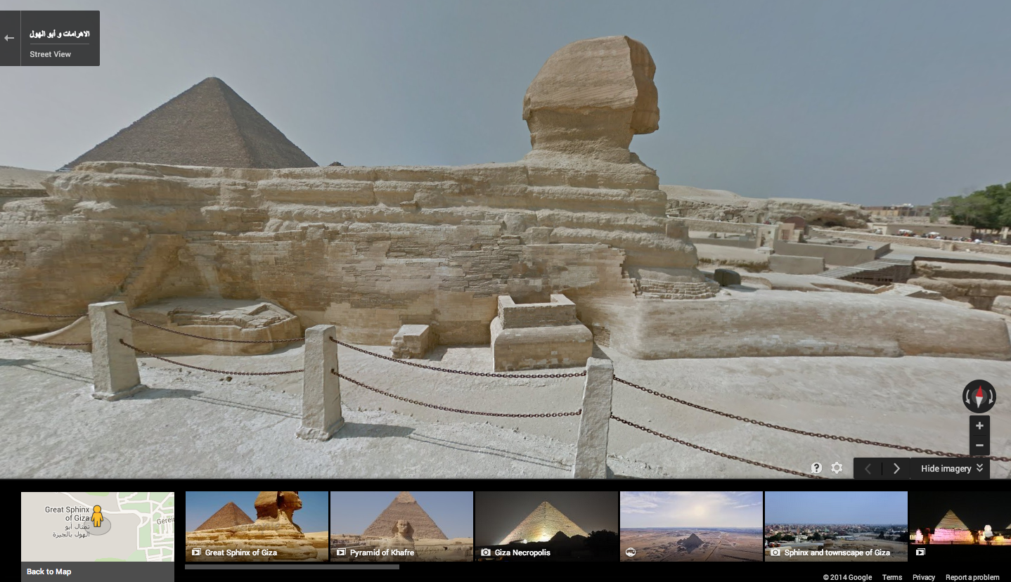 Esto es Google: Paseen entre las pirámides de Egipto con Street View de ...