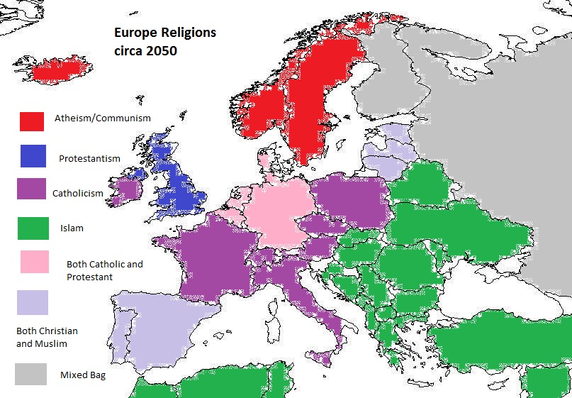 Kyle's Blog: The future dominate religions of the World