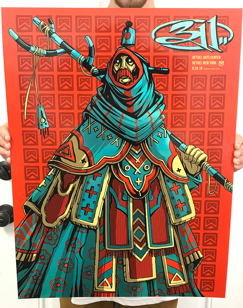 INSIDE THE ROCK POSTER FRAME BLOG: Mike Fudge 311 Bethel Poster Release