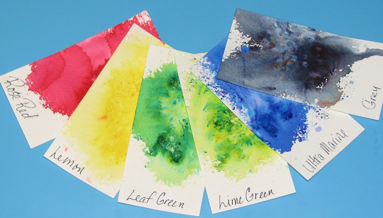 Ink Stains: Painting with Brusho Colour Crystals