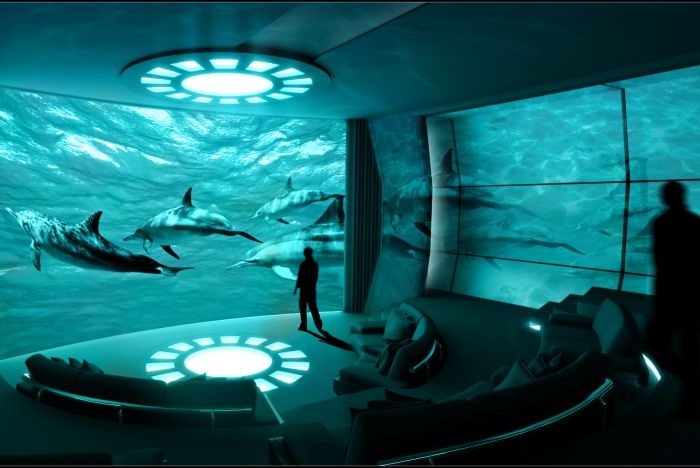 Últimas Tendencias: Proyecto de cine inmersivo para yate 'Nemo Room'
