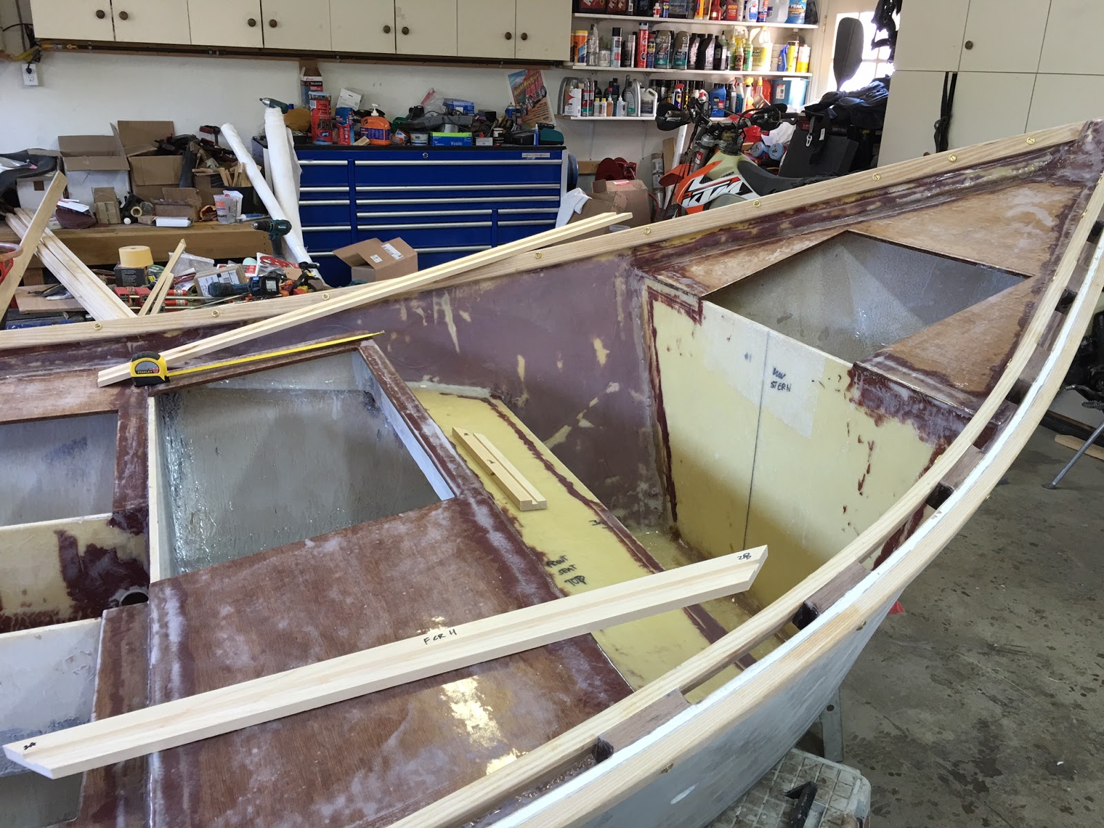 Whitewater Dory: Flow Coat and Frames