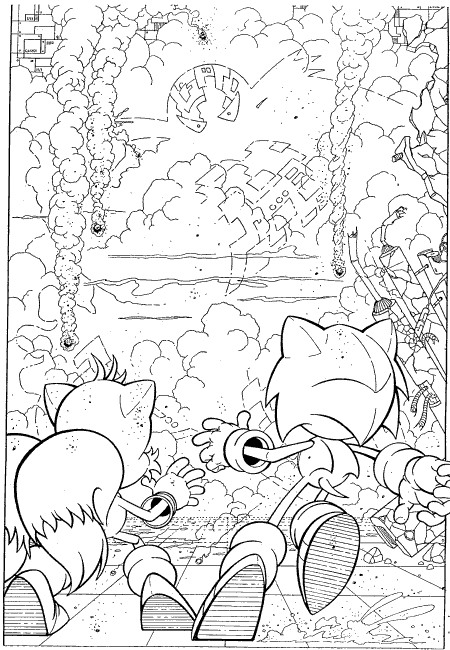Printable Sonic Coloring Pages for Kids >> Disney Coloring Pages