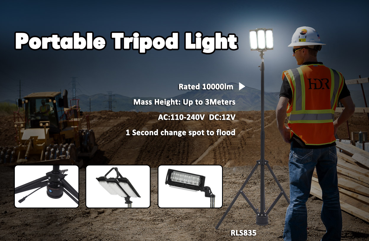 JGL Portable Lighting: led tripod scene lights