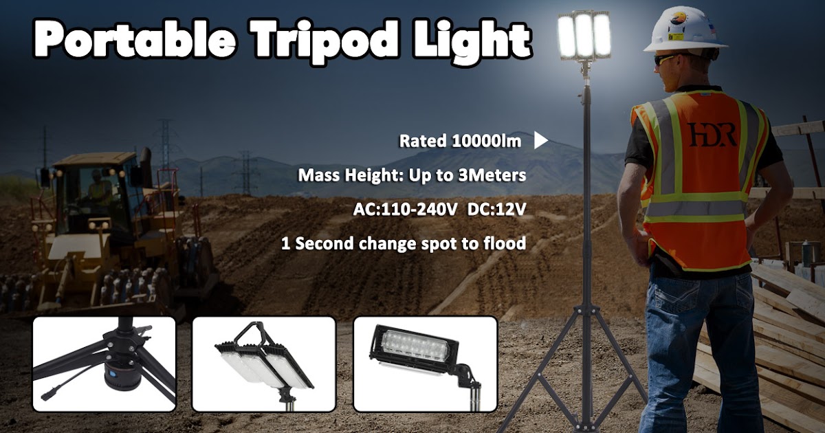 JGL Portable Lighting: led tripod scene lights