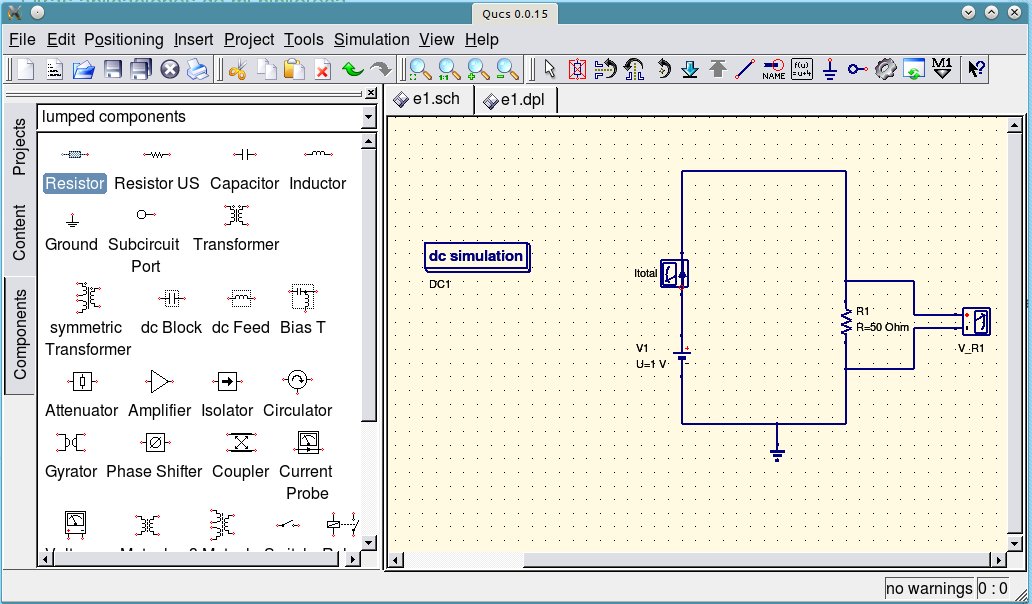 fp Kanarias: QUCS: Aplicación gratuita de simulación de circuitos ...