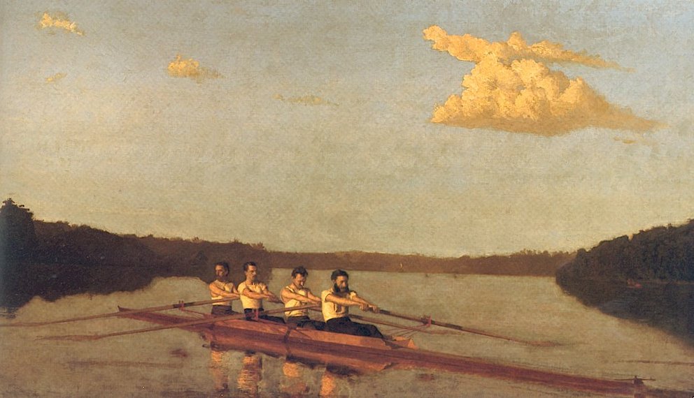 Thomas Eakins (1844-1916), Oarsmen on the schuylkill (1874) Private ...
