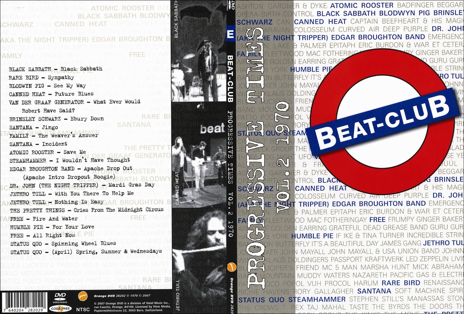 BANCA DO ROCK Rock Concert DVD: 2434 - DVD - BEAT CLUB 1970 - BOOTLEG