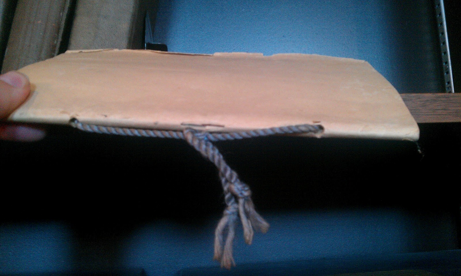 Lonely Road Journals: New Technique: Cord Binding