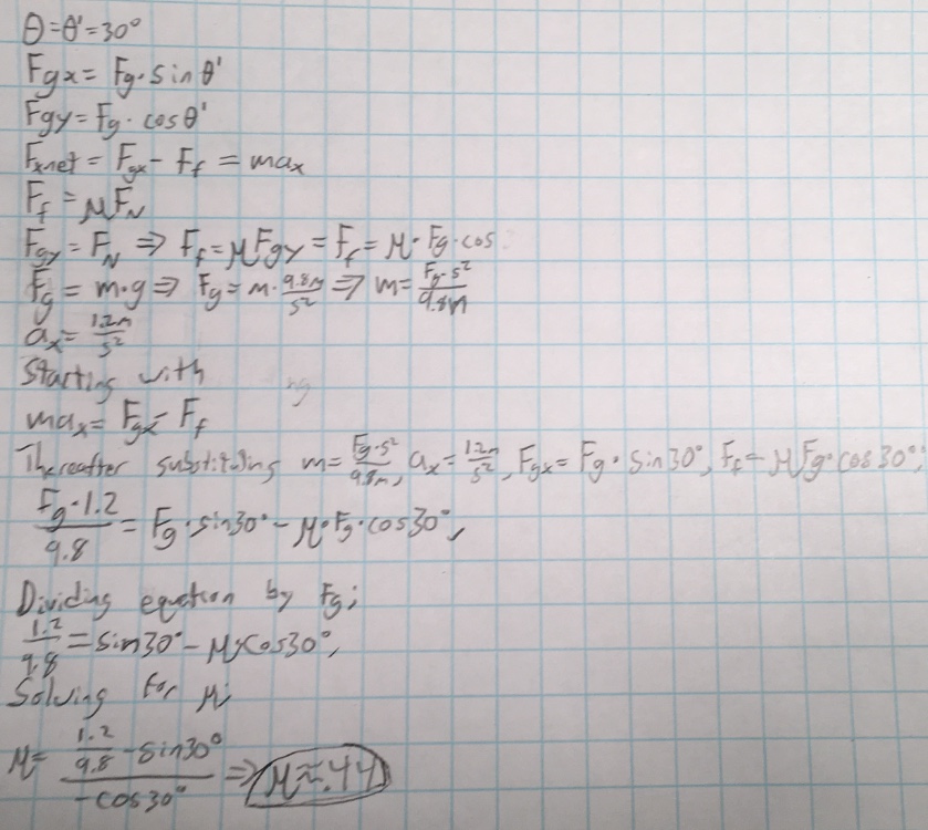 Nathan's Physics Blog: Force Diagram Problem Solving