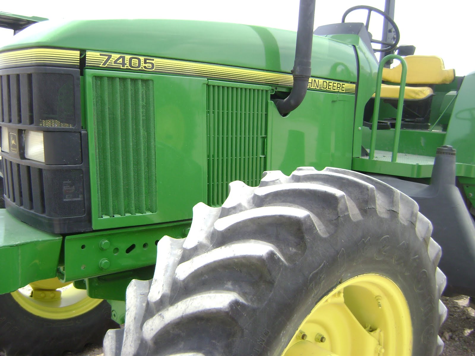 MAQUINARIA AGRICOLA INDUSTRIAL: Tractor John Deere 7405 4x4, 2001 ...