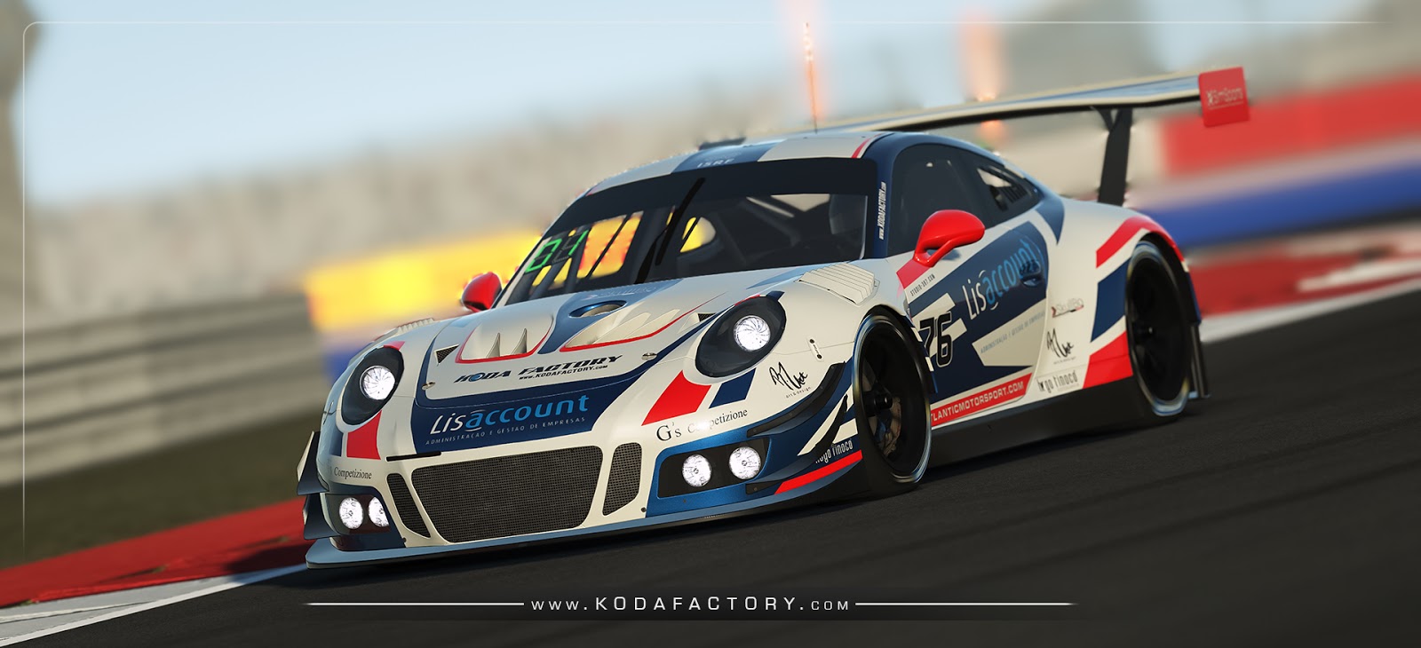 Koda Factory: Atlantic Motorsport Porsche 911 GT3 R | rFactor 2