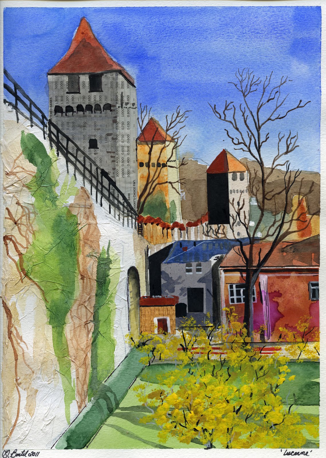 that artist woman: Perspective and the use of the Diagonal