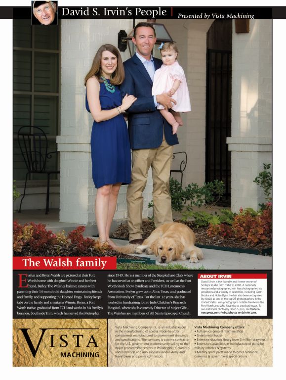 Fort Worth Business Press 2014: The Walsh Family