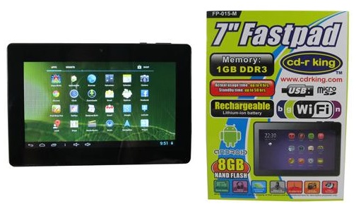 CD-R King unveils another 7'' FASTPAD FP-015-M(TM-FP7-04) for only Php3,580!