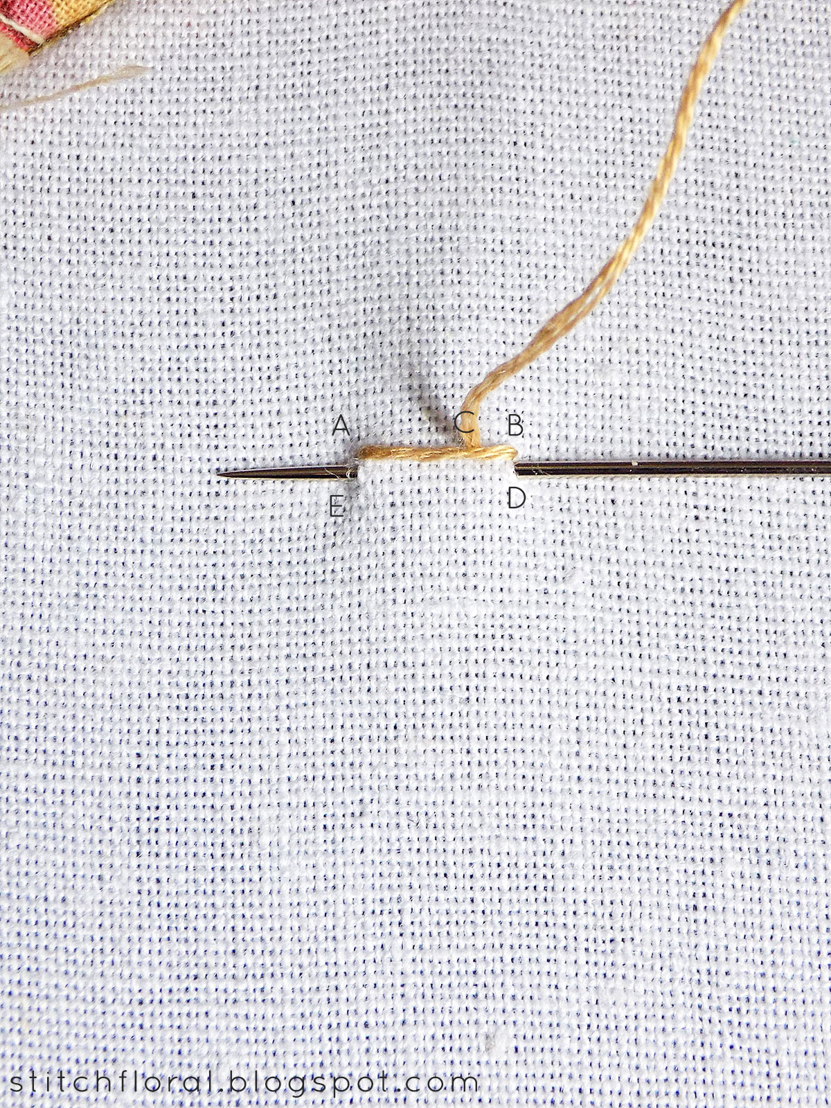 Ladder & Loop stitches tutorial - Stitch Floral