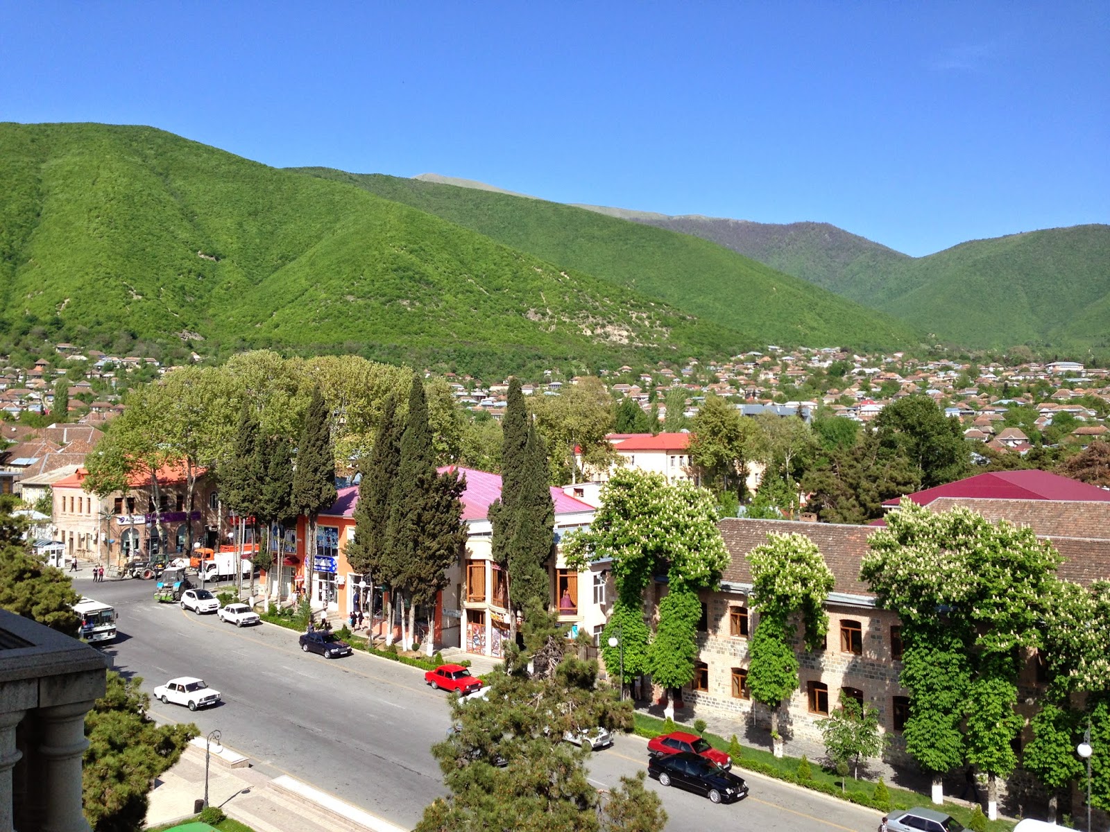 Sheki, Azerbaijan: Spring that says "catch me if you can"...
