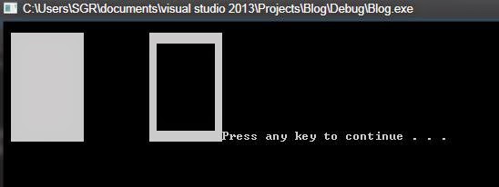 C++ Console : Basic Graphic Techniques