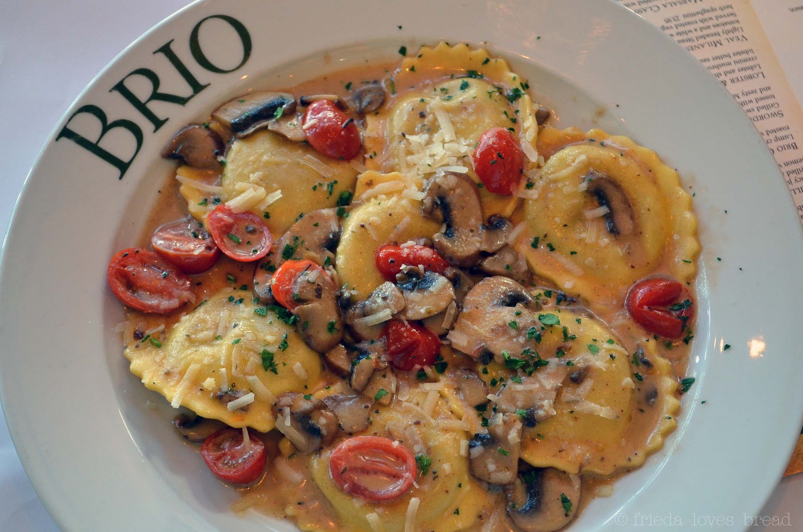 Frieda Loves Bread: Brio Tuscan Grille Restaurant & National Lasagne Day!