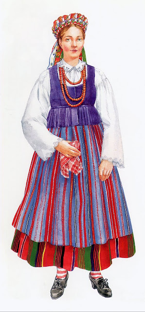 FolkCostume&Embroidery: Costume of Samogitia, Žemaitija, or Lower Lithuania