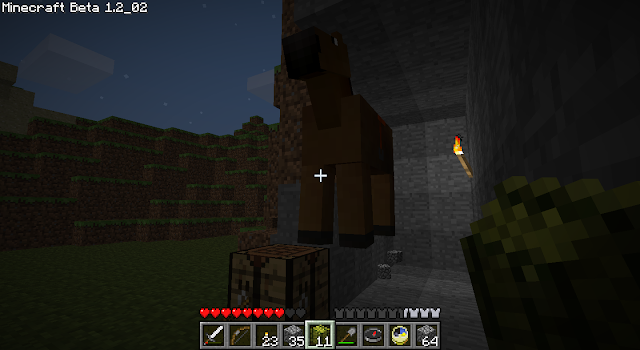 Minecraft on horseback: Part 26: Do haystacks go rancid?