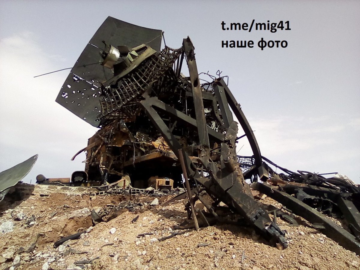 Asian Defence News: 5N62V illumination radar of S-200 SAM, apparently destroyed in Israeli strike