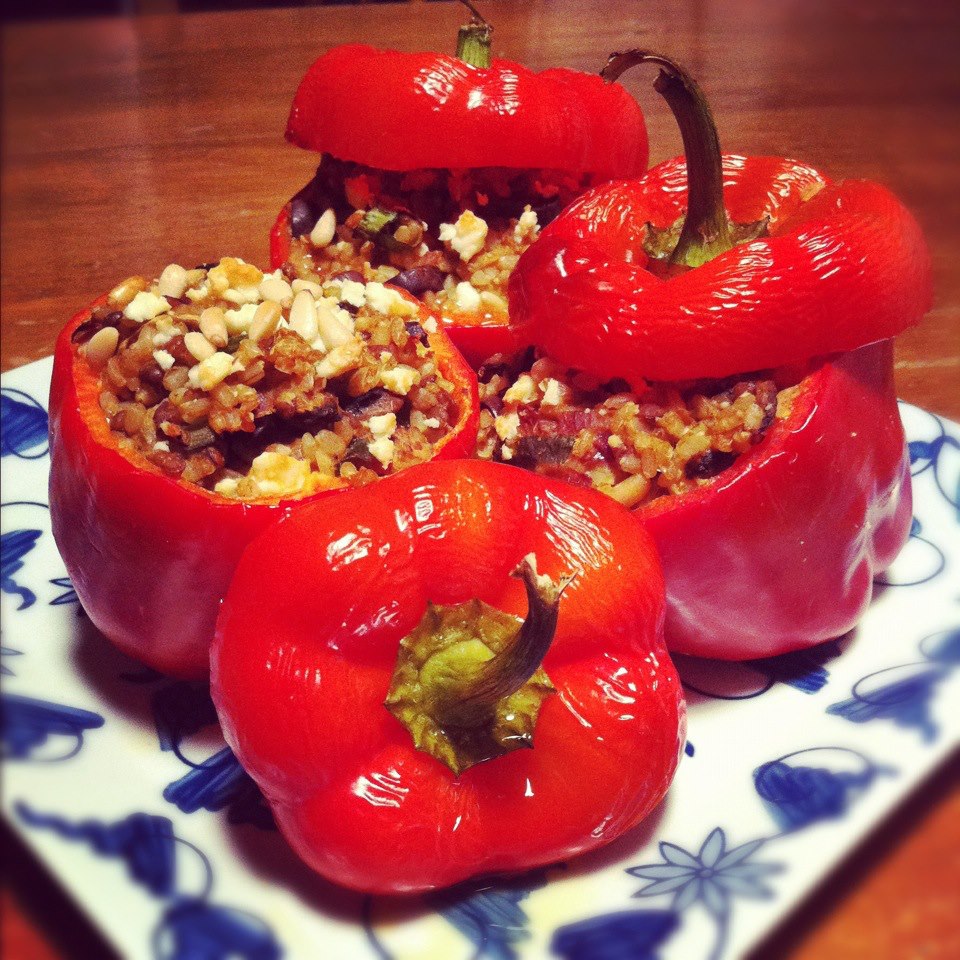 The Seamstress and the Spoon: stuffed capsicum