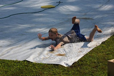 The McAfee Family: Redneck Waterslide at the Hatfield's House
