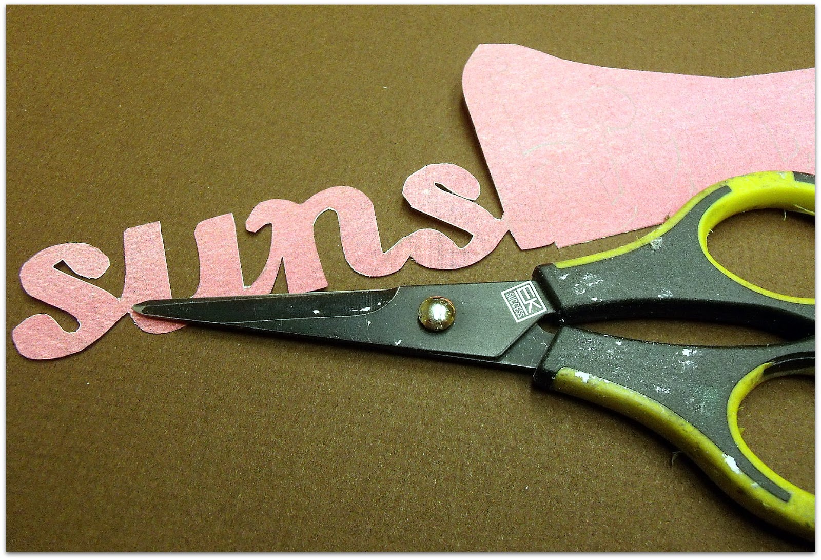 My Creative Scrapbook: How to Create a Welded Letter Title Without a ...