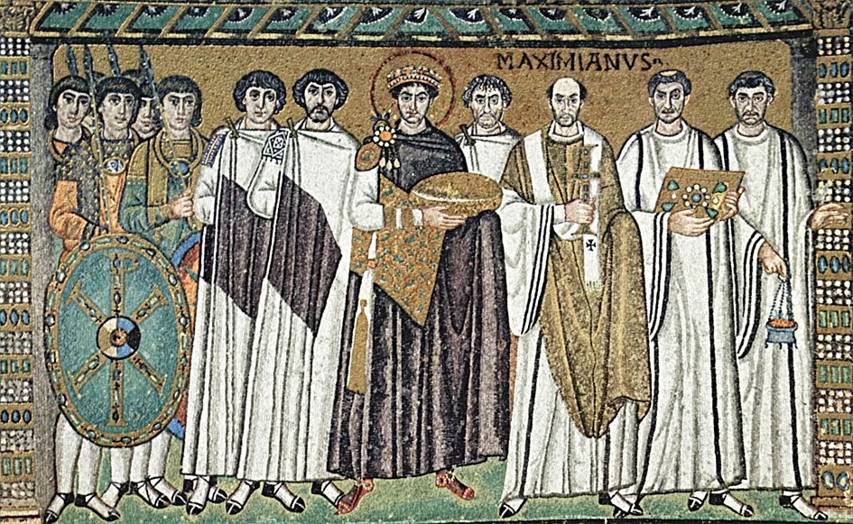 Historia del Arte. Imágenes y comentarios: Mosaico de Justiniano