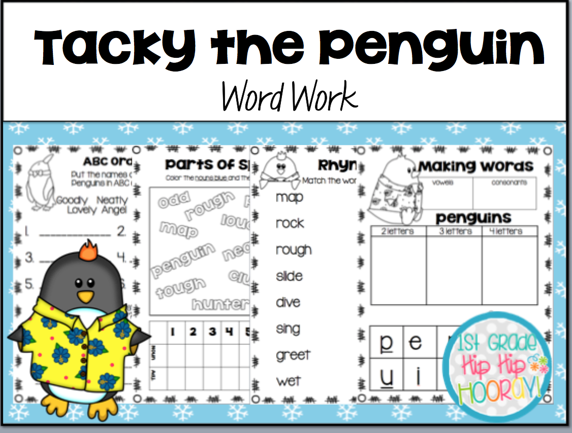 1st Grade Hip Hip Hooray!: Tacky...Crafts and Literacy Activities