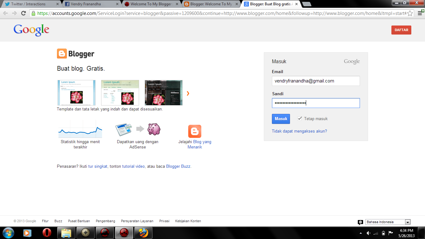 CARA MENGGANTI , MERUBAH , DAN MENGEDIT TEMPLATE DI BLOGGER | Welcome ...