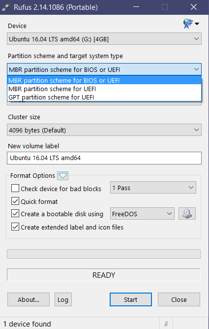Membuat Bootable USB Flash Drive ubuntu Menggunakan Rufus - Alfihuda Cloud