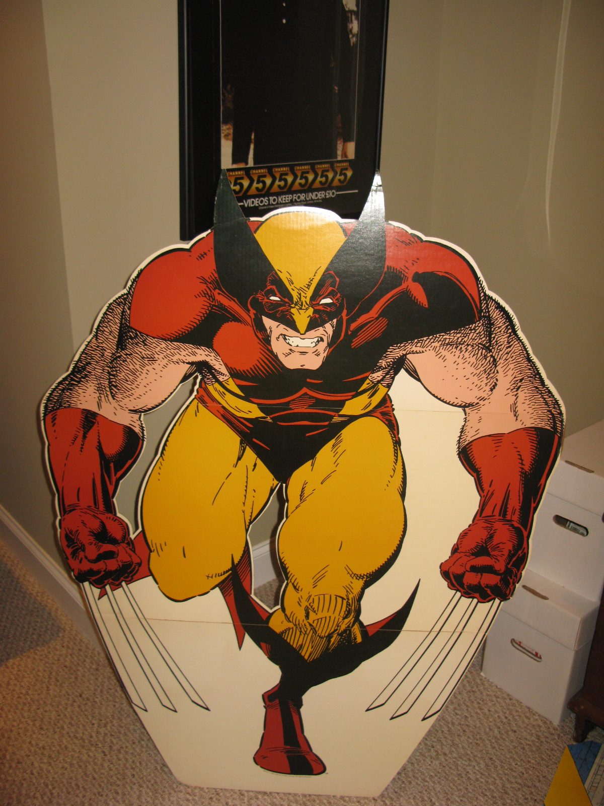 Marvel Comics of the 1980s: 1986 - Wolverine standee by Art Adams