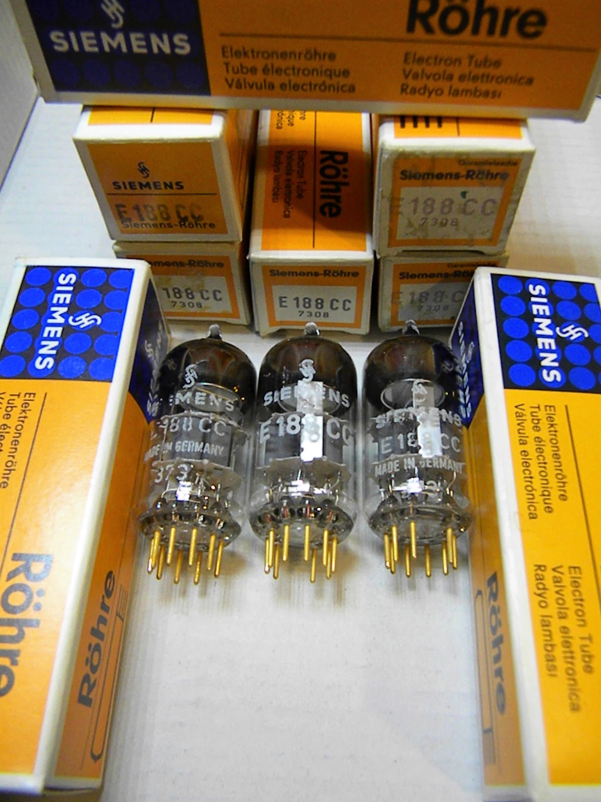 NOS Tube Store: SIEMENS & HALSKE E188CC / 7308 Late 1960's