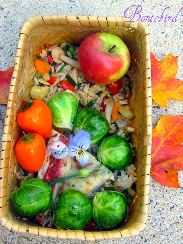Bentobird: autumn korean rice bento
