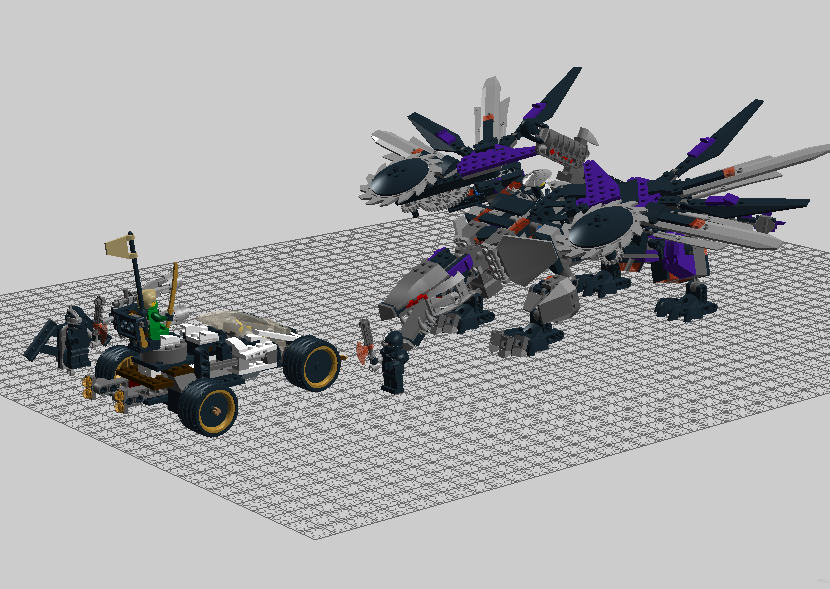 My Share Base: Lego Ninjago----------Nindroid Mech Dragon