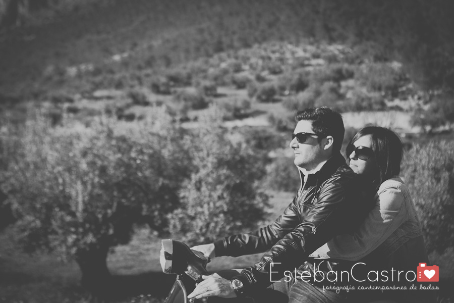 estebancastro fotógrafo: Ramón + Cristina - Una preboda sobre ruedas