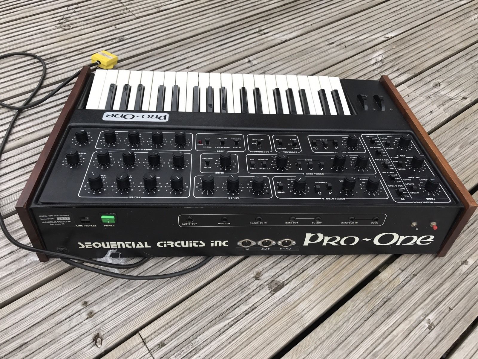MATRIXSYNTH: Sequential Circuits Pro One Analog Synthesizer SN 1802