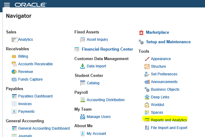 Oracle Application S Blog How To Run A Sql Query In Oracle Fusion