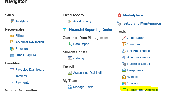 Oracle Application's Blog: How to run a SQL query in Oracle Fusion