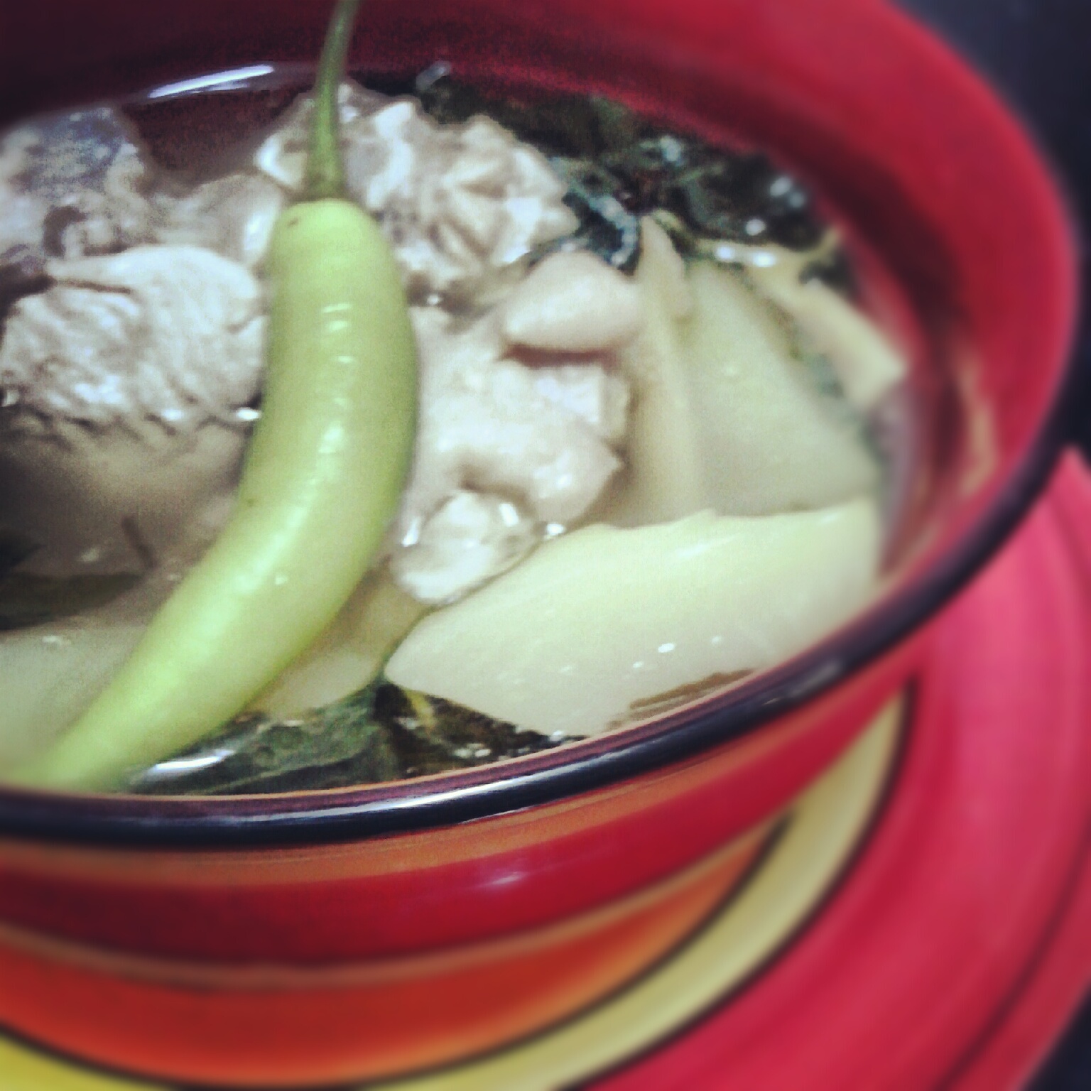 Tinolang Manok (Chicken Ginger Stew) ~ Paula's Filipino Cookery