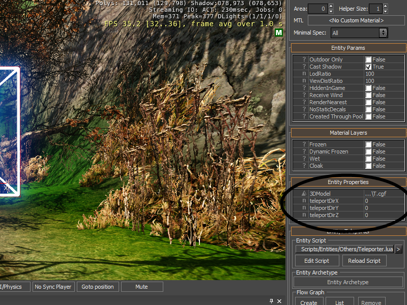 Programming and Games portfolio: Programming in CryEngine