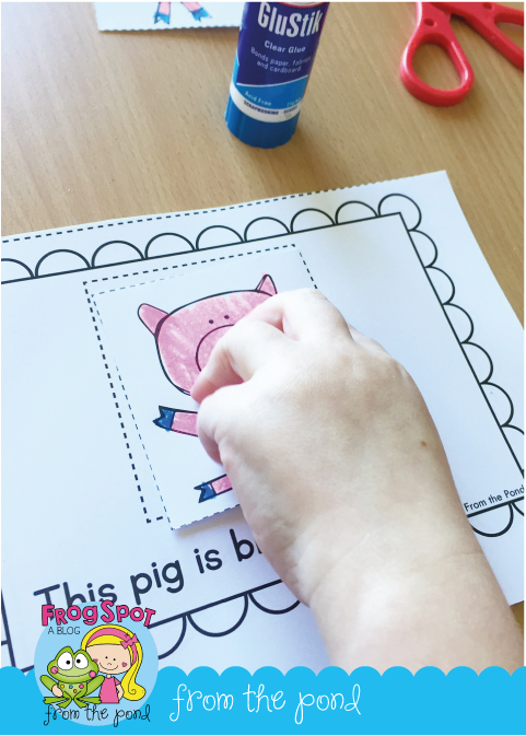 Pig in a Wig Printable Reader + Freebie | From the Pond